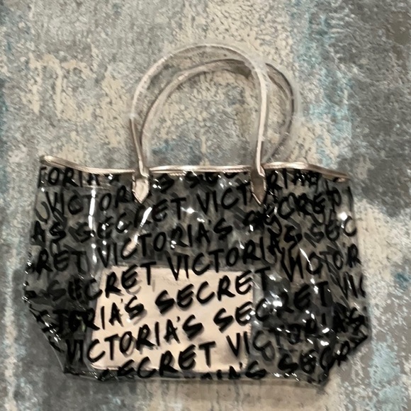 PINK Victoria's Secret | Bags | Nwot Victoria Secret See Thru Bag With ...